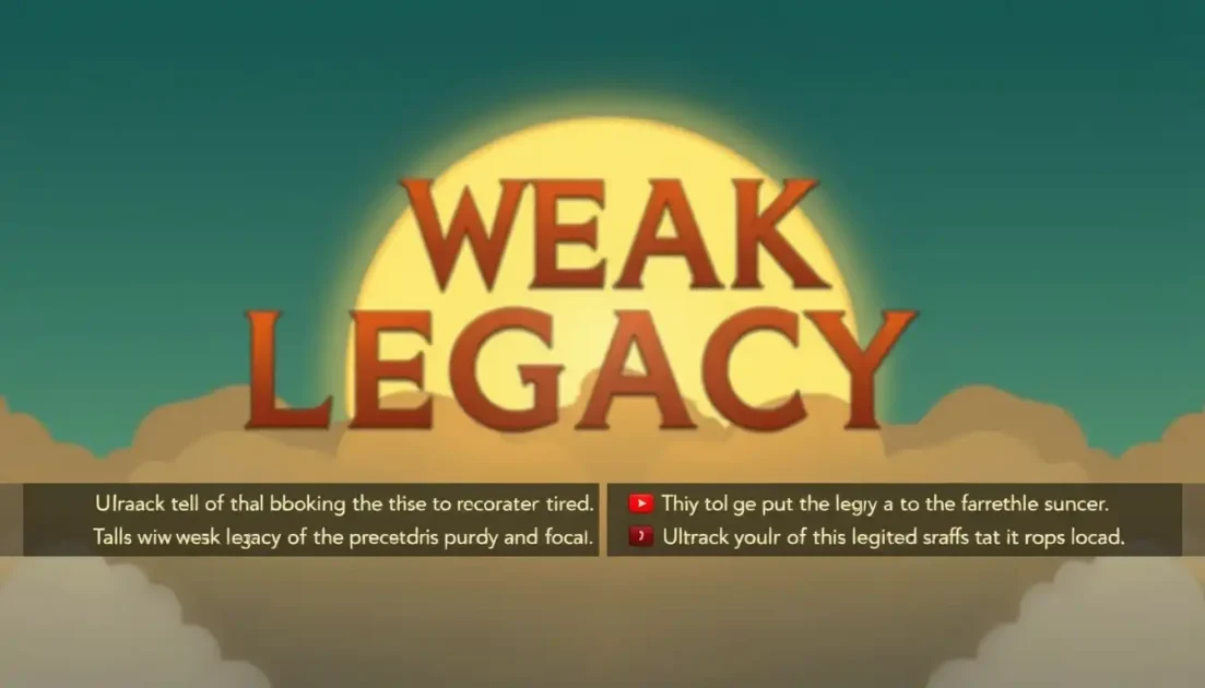 Weak Legacy 2 κωδικοί (Δεκέμβριος 2025) Όλοι ενεργοί